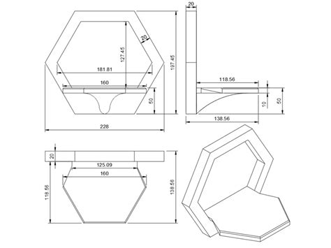 Estantería Hexagonal Modular De Pared Por Riverraid Makerworld