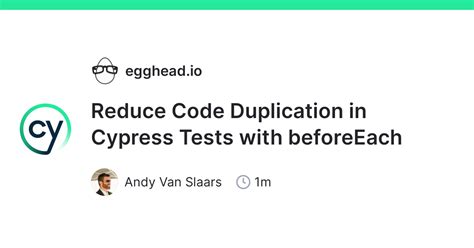 reduce code duplication in cypress tests with beforeeach