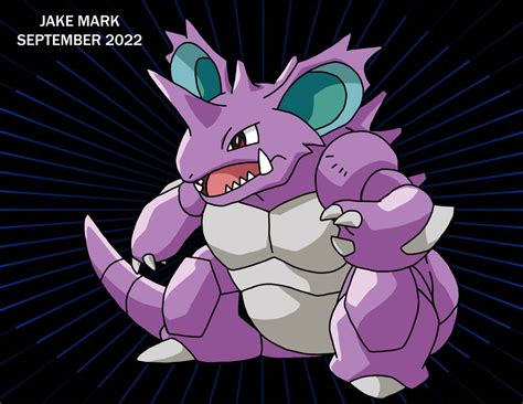 Nidoking By Drawingjakem On Deviantart