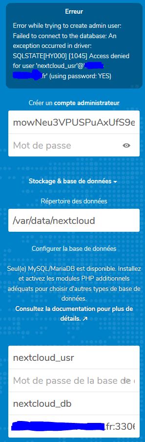 Nc16 And Mysql 8 Installation Error While Trying To Create Admin User