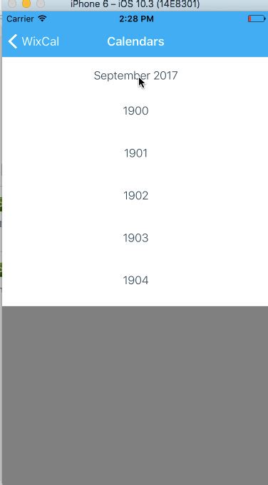 Allow To Select Year And Month Directly · Issue 37 · Wixreact Native