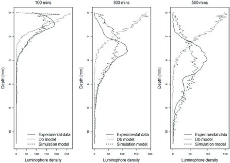 Selected Profile Examples Of Experimental Data Solid Line Db