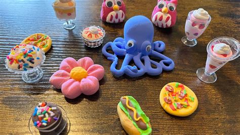 Foam Air Dry Clay Creations Octopus Tutorial Craft Clay Youtube