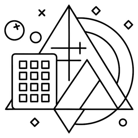 Premium Vector Calculator And Mathematics Symbols Vector Design