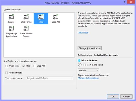 Como Usar áreas No Aspnet Mvc 5 Imasters