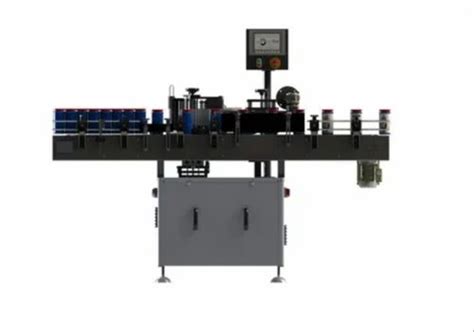 Mild Steel Round Pharmaceutical Labeling Machine For Industrial At