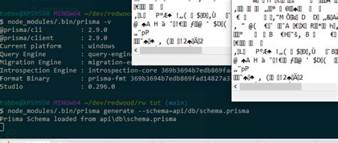 `prisma Generate` Is Blocked By `query Engine Rhel Openssl 10x` Opening In Notepad On Windows