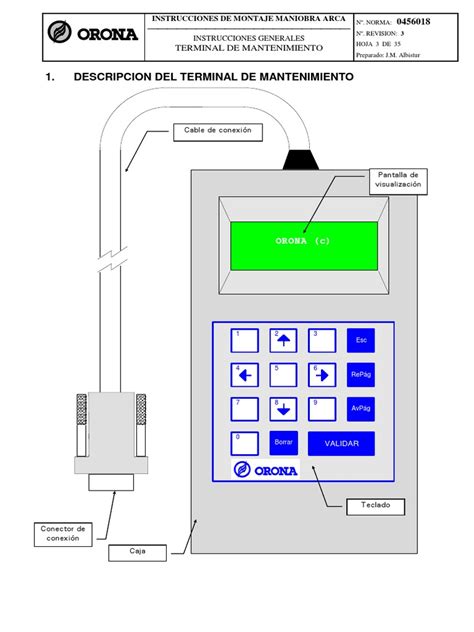 Terminal De Mantenimiento Pdf Terminal De Computadora Menú Computación