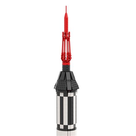 Mercury Redstone Launch Vehicle Mocbrickland 89454 Space With 1029 Pieces Moc Brick Land