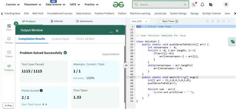 gfgchallenge day2 dsa codingjourney codeeveryday growthmindset