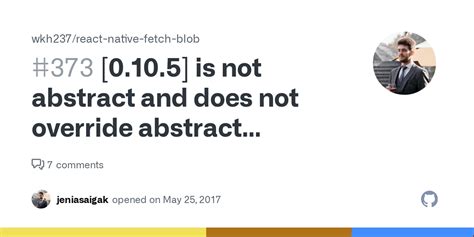 0105 Is Not Abstract And Does Not Override Abstract Method · Issue