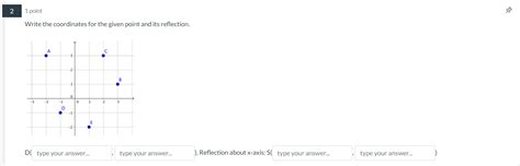 Solved Point Write The Coordinates For The Given Point Chegg