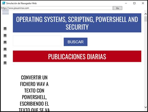Crear Un Formulario Con Xaml Que Simula Un Navegador En Powershell
