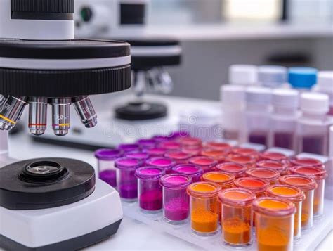 Colorful Microscopic View Of Bacteria Simulation Stock Illustration Illustration Of Handson