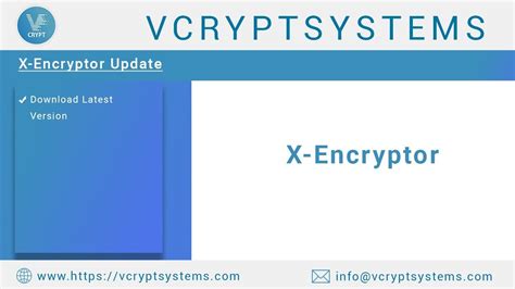 X Encryptor Update Youtube