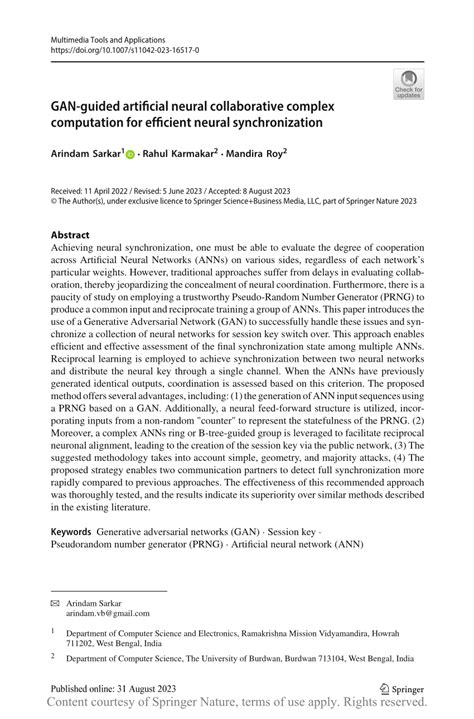 Gan Guided Artificial Neural Collaborative Complex Computation For Efficient Neural