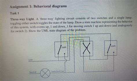solved task 1 three way light a three way lighting