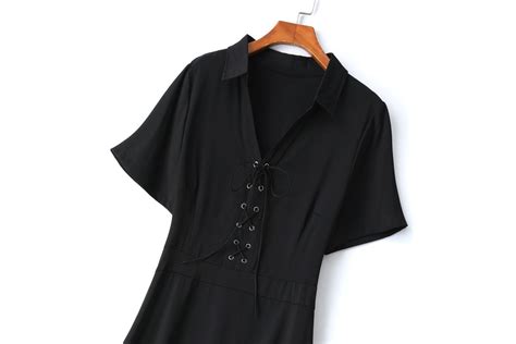 Nanette Plus Size Black Shirt Dress Hello Curve