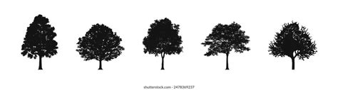 Tree Custom Shapes Photoshop Custom Shapes