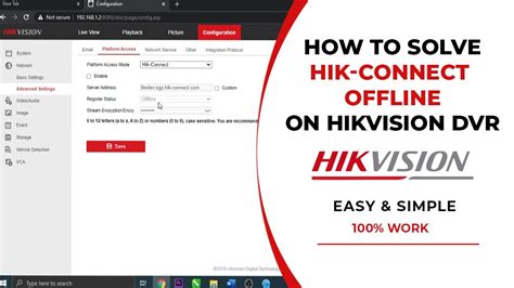 How To Solve Hikvision Offline Issue Hikvision Offline To Online Youtube