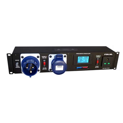 2u 32 Amp Ac Rack Mount Pdu With 8 X Universal Sockets Penn Elcom