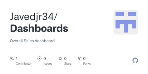 GitHub Javedjr Dashboards Overall Sales Dashboard