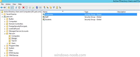 User Security Group Query Configuration Manager 2012 Windows