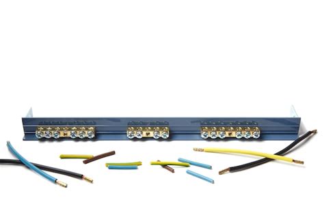 Premium Photo Power Supply Terminal Block And Cut Wires Isolated On White Background