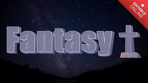 Fantasy Text Effect Generator Textstudio