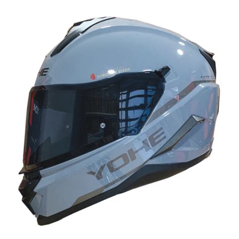 Yohe 983 Sv Glossy Grey Μότο Πήγασος Αξεσουάρ Μοτοσυκλετών και Αναβατών