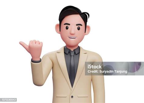카메라를 보고 엄지 손가락으로 가리키는 3d 사업가 3d 렌더링 사업가 캐릭터 일러스트 3차원 형태에 대한 스톡 사진 및 기타 이미지 3차원 형태 경영자 광고