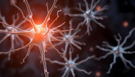 Neural Network Connections Illustrating Synapse And Brain Activity Neurons And Neurogeneis
