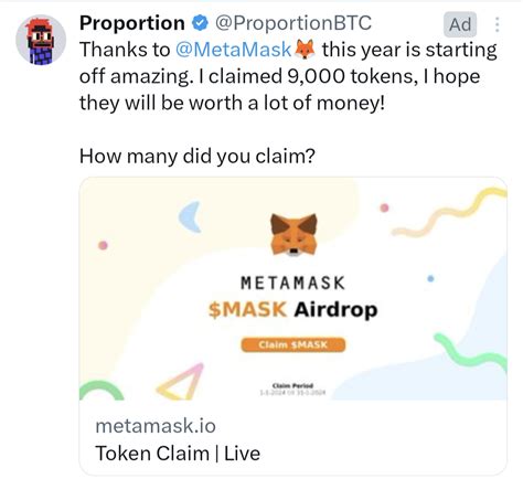 Fake Metamask Airdrop Adverts Flourishing On X