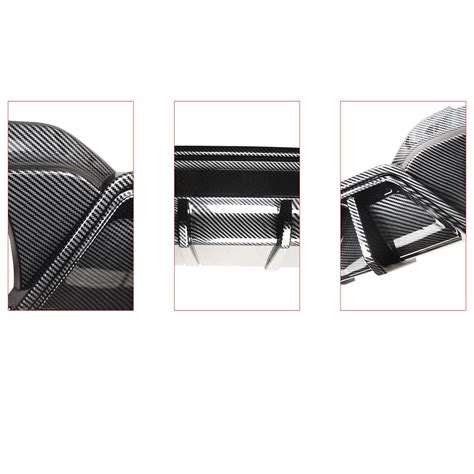 Ninte Rear Diffuser For 2019 2022 Bmw 3 Series G20 M Sport 330i M340i Rear Bumper Lip