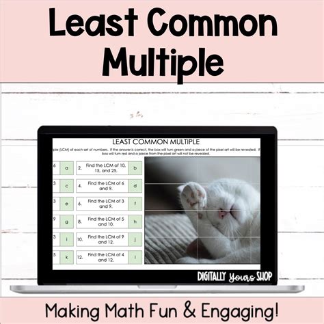 Least Common Multiple LCM Self Checking Digital Activity Made By