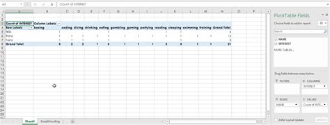 Vba Table Of Data Want To Group Transpose Matching Values Same Line