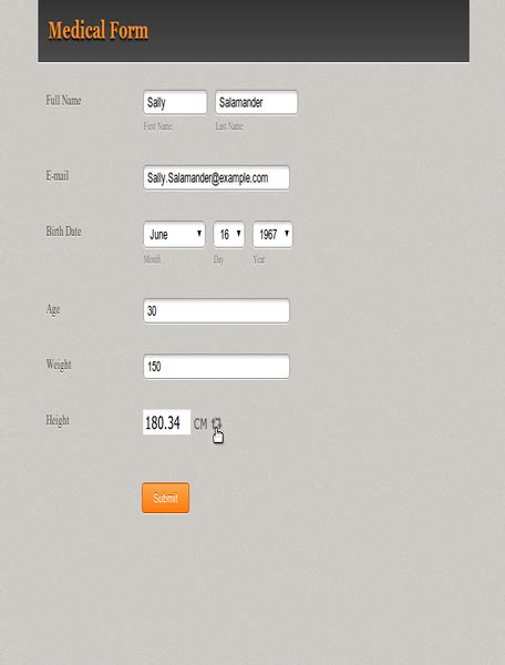 Height Converter Form Widgets Jotform