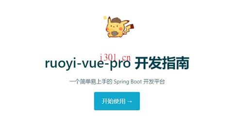 ruoyi vue pro：简单易上手的spring boot开发平台 笨鸟编程导航