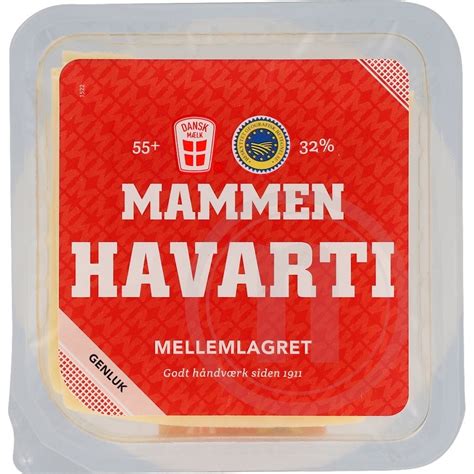 Havarti Skiveost Fra Mammen Leveret Med