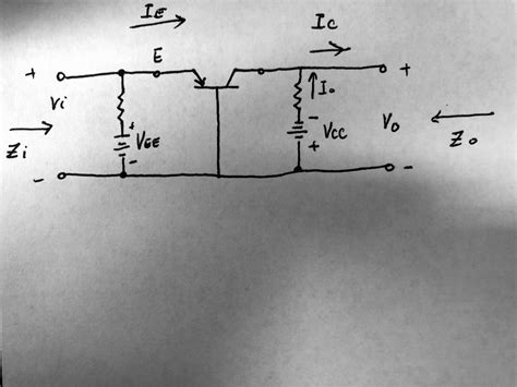 Solved A Find Out The Input Current Ie And The Output Current Ic