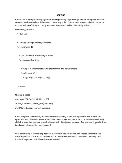 Dictionaries And Sorting Doubts Pdf Computer Data Software