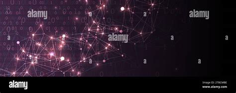 Technology Background Big Data Concept Binary Computer Code Hand Drawn Vector Illustration