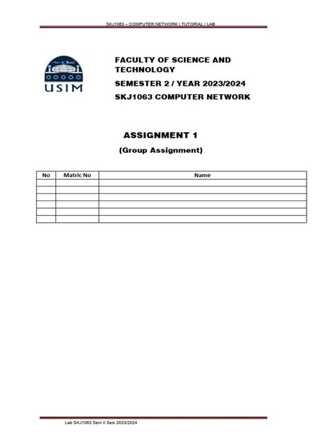 Template For Answering Assignment 1 Pdf Internet Architecture