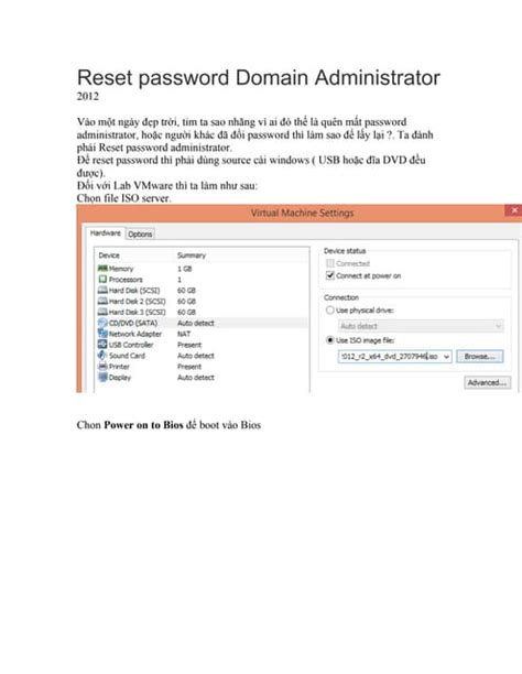 Reset Password Domain Administrator Pdf