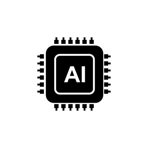 premium vector processor logo icon
