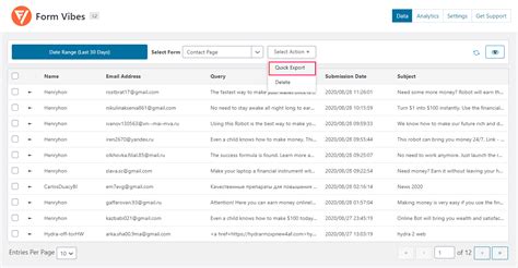 save elementor pro form submissions to the database wpvibes