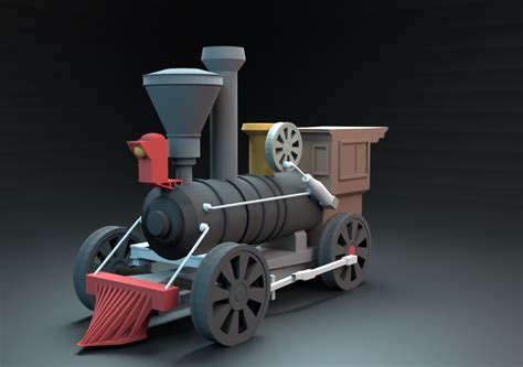 train modeling cgtrader