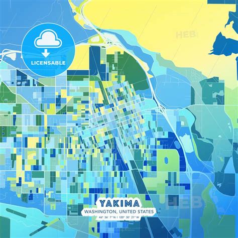 yakima map print template in 2022 map vector print templates map print