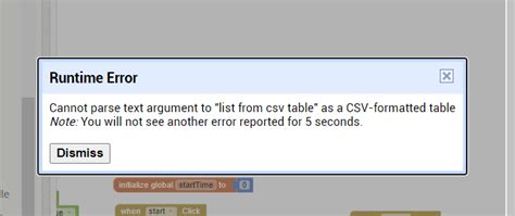 Export To CSV Error MIT App Inventor Help MIT App Inventor Community