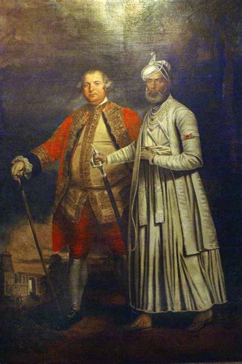 Major Stringer Lawrence With Nawab Walajah 1717 1795 Historical India Indian History